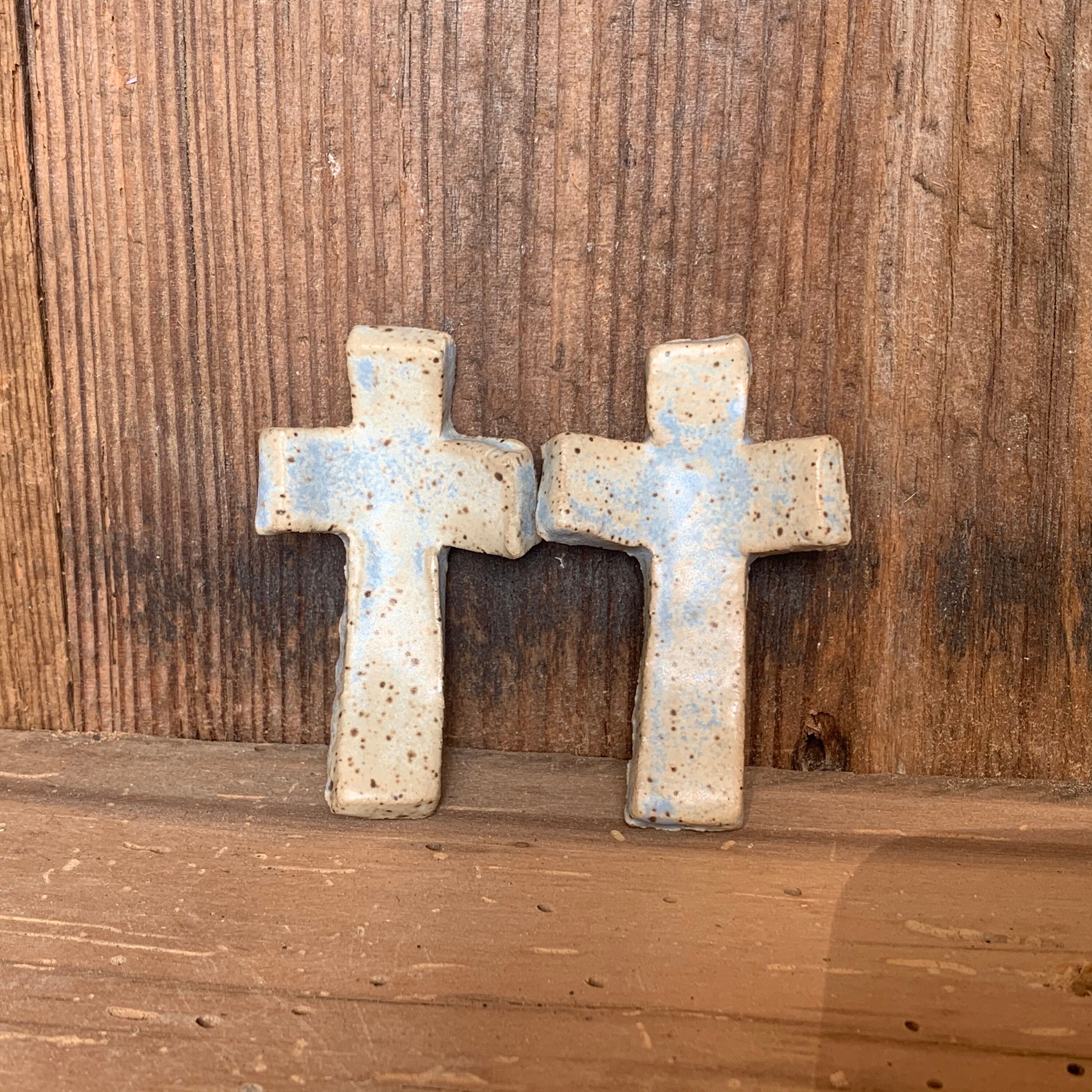 100 Handmade Ceramic Thumbprint Crosses Perfect Gift for - Etsy