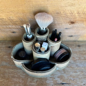 Versatile Handcrafted Ceramic Holder Elegant Makeup Brush and ...