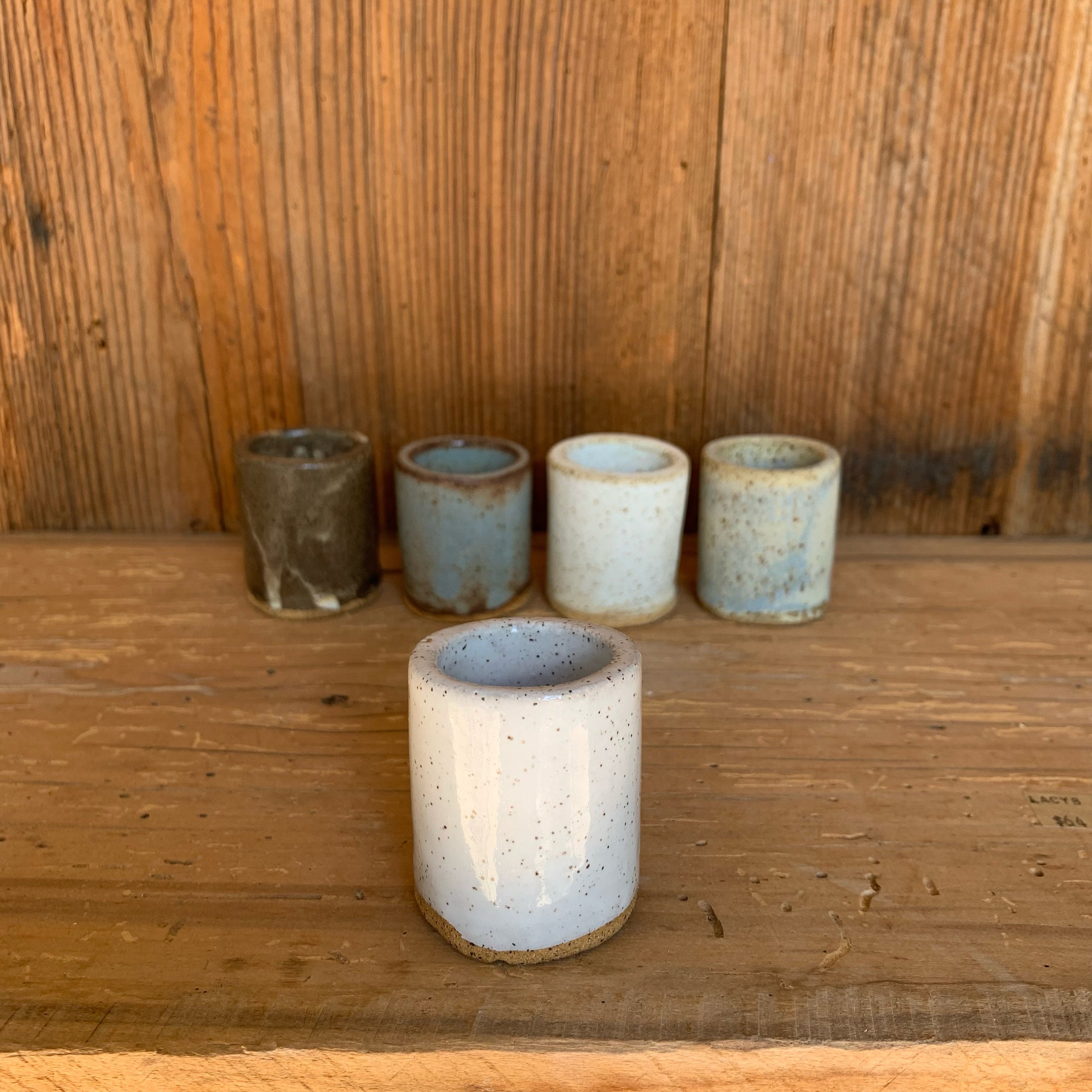 Multi-purpose Handmade Ceramic Shot Glass - Artisan Stoneware for Bar ...
