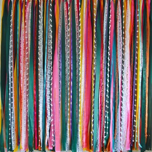 Choose Your Colour - Extra Large Ribbon Fabric Backdrop - Etsy