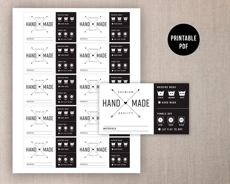 Arrows Handmade Printable Care Cards Digital Download PDF Only - Etsy