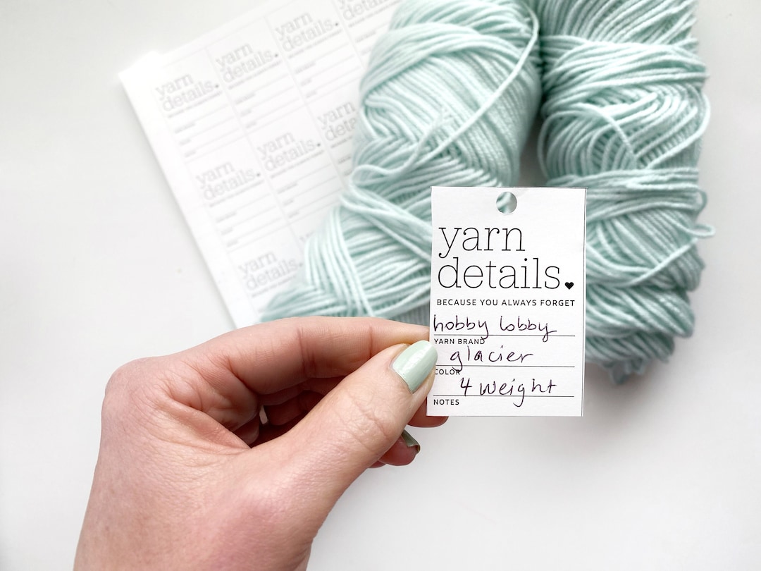 Yarn Details Printable PDF Digital Download PDF Only Crochet Knit Use ...