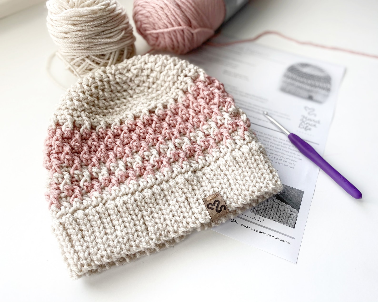 Alpine Beanie Hat Pattern Digital Download PDF Only - Etsy