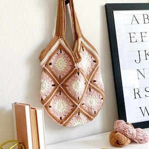 Hannah Tote Bag Pattern PDF - Digital Download - Granny Square Crochet ...