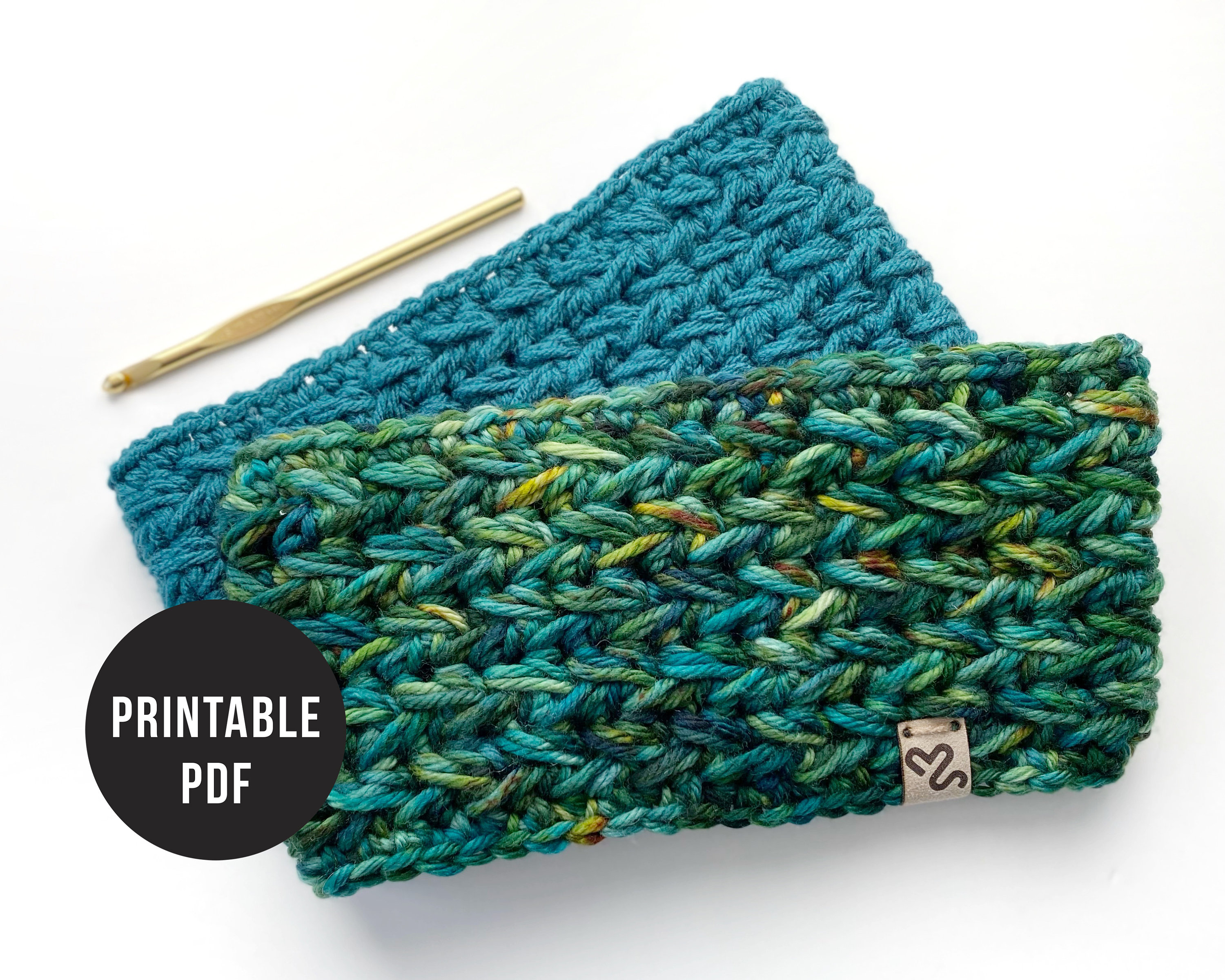 Winter Feathers Headband Earwarmer Pattern - PDF Only - Etsy