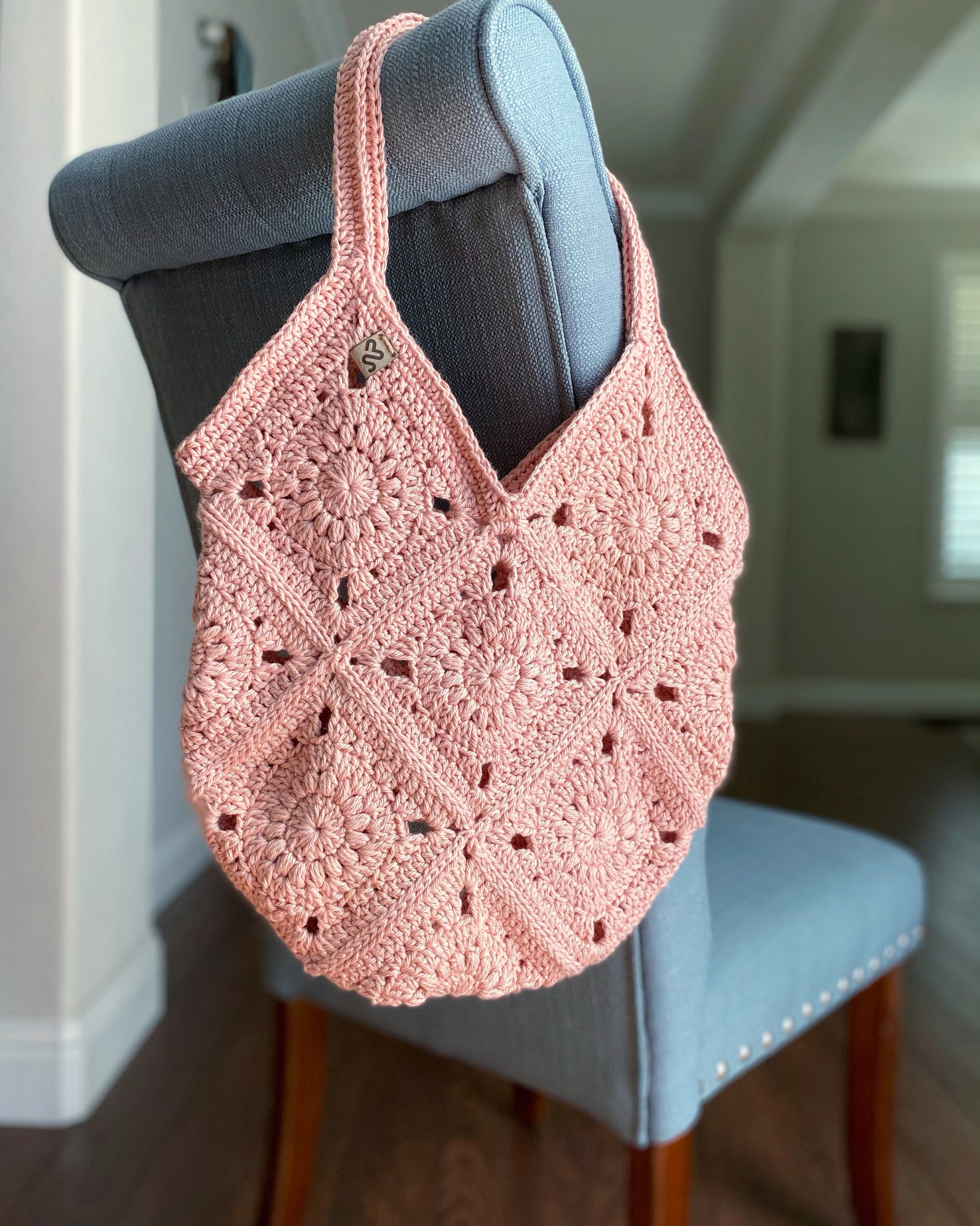 Hannah Tote Bag Pattern PDF Digital Download Granny Square - Etsy Australia