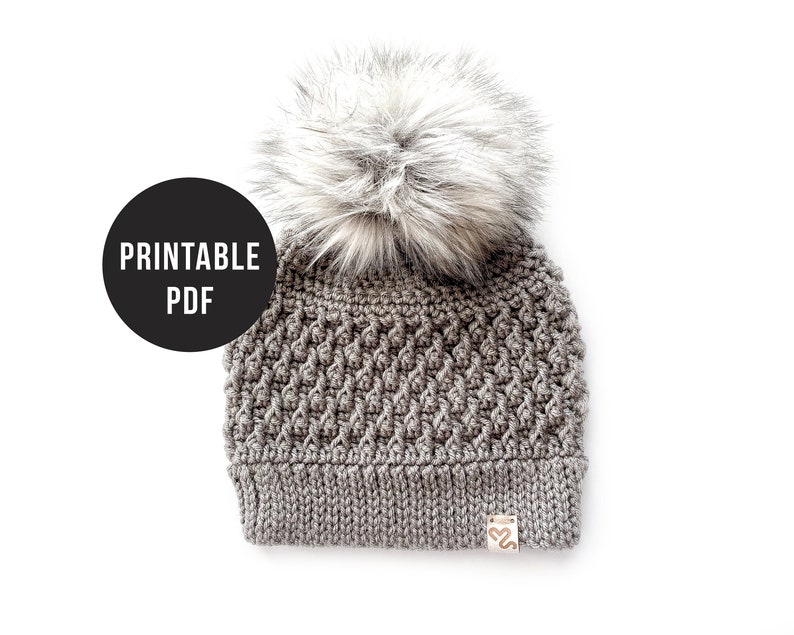 Alpine Beanie Hat Pattern Digital Download PDF Only - Etsy