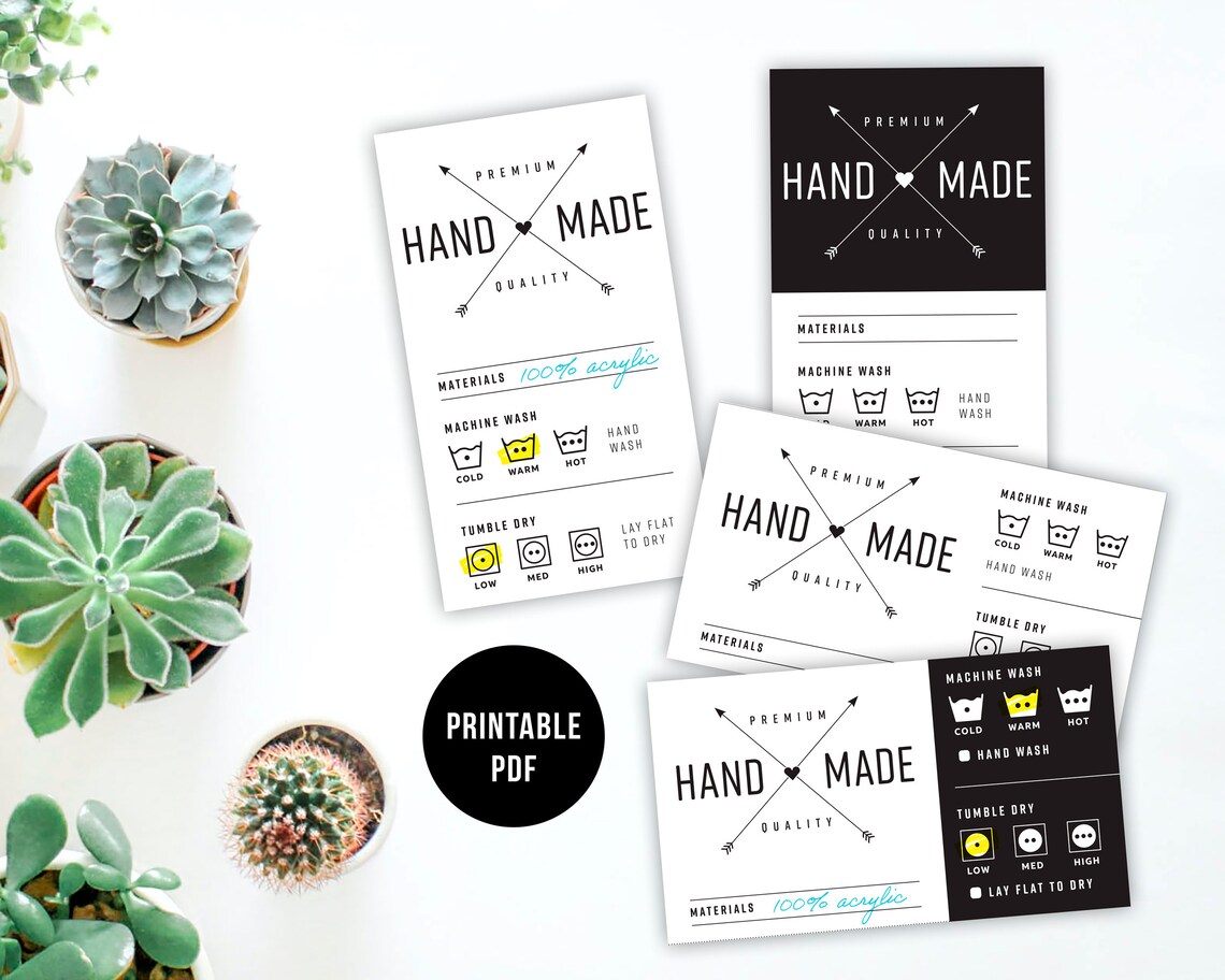 Arrows Handmade Printable Care Cards Digital Download PDF Only - Etsy