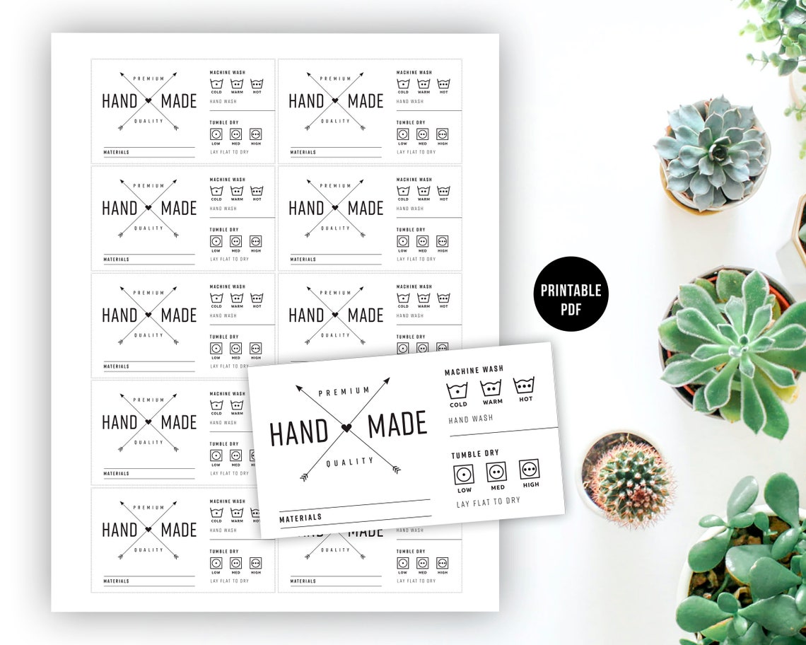 Arrows Handmade Printable Care Cards Digital Download PDF Only - Etsy