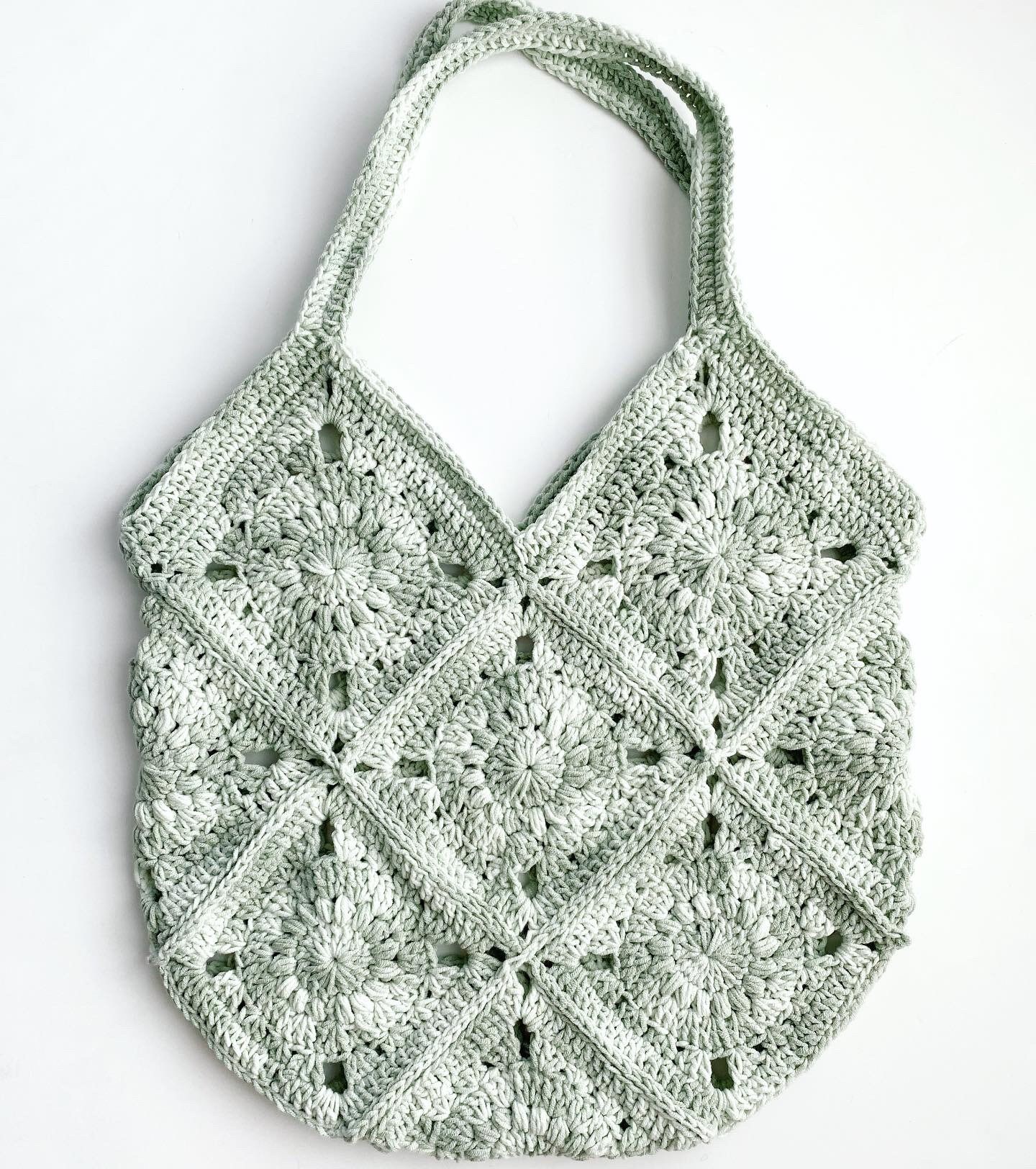 Hannah Tote Bag Pattern PDF Digital Download Granny Square - Etsy Australia