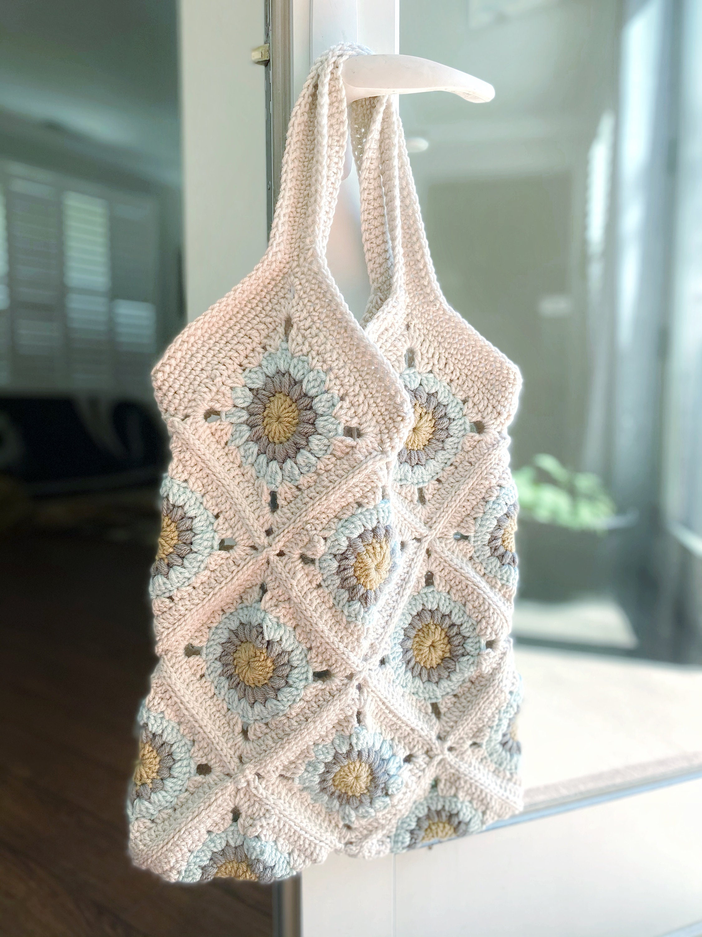 Hannah Beach Bag Pattern Granny Squares Bag PDF ONLY - Etsy