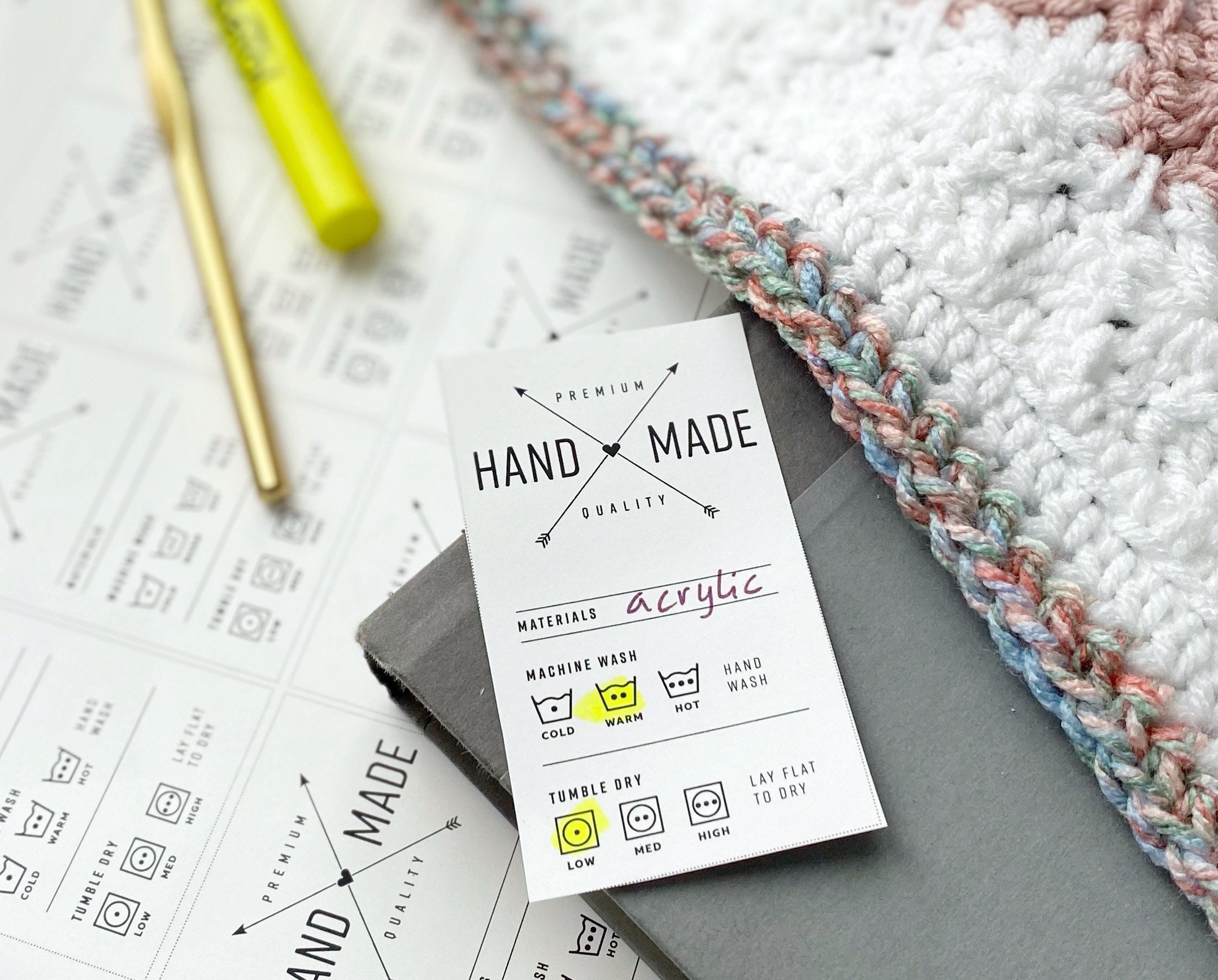 Arrows Handmade Printable Care Cards Digital Download PDF Only - Etsy