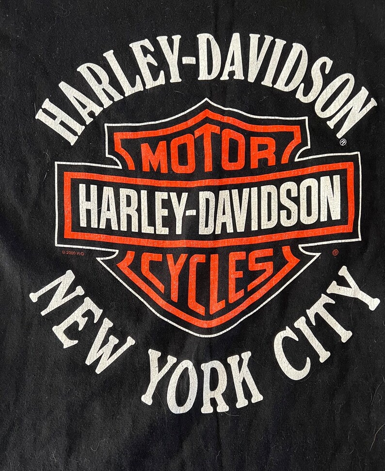 Vintage Harley Davidson New York City NYC T-shirt XL - Etsy