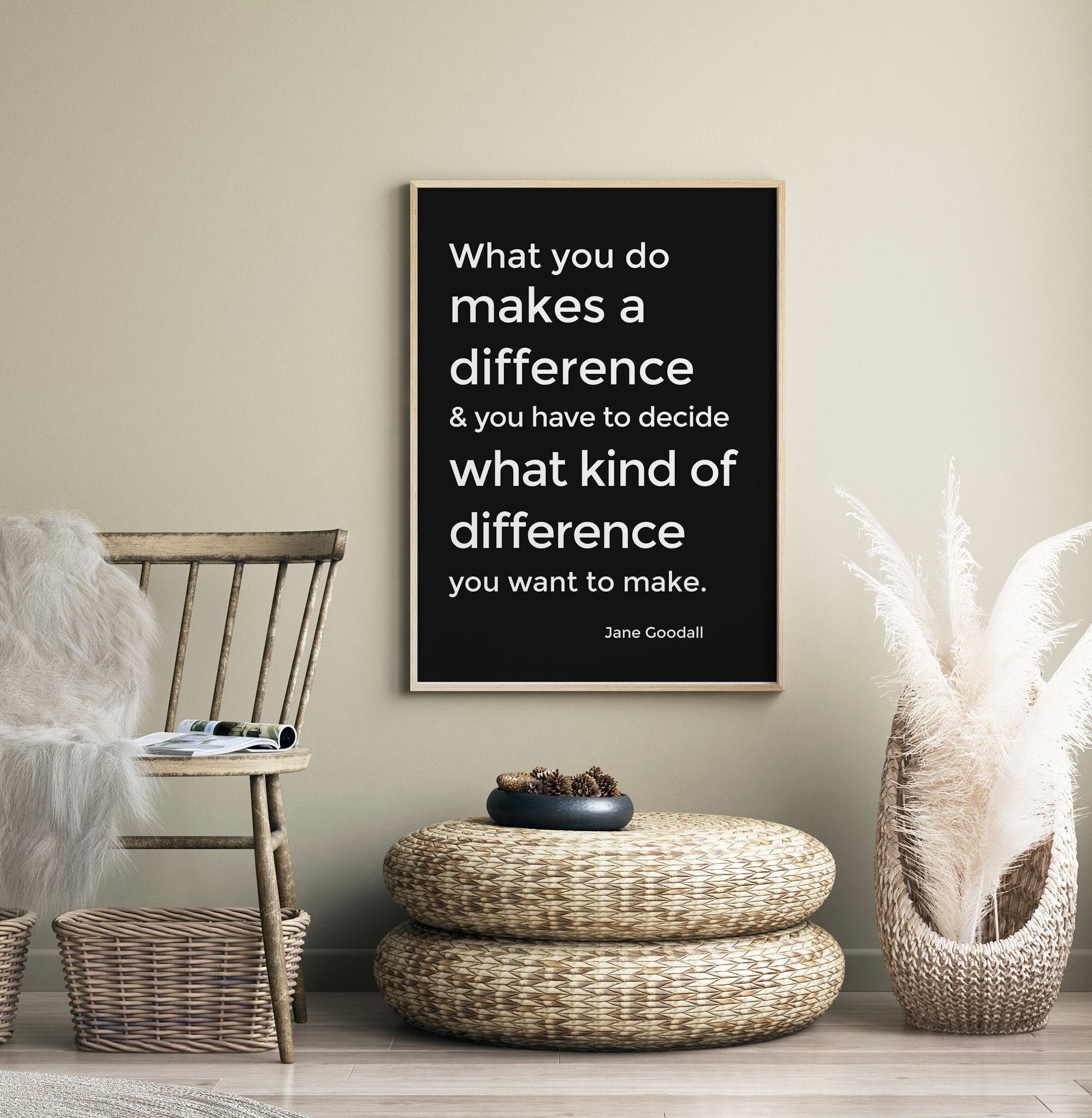 Jane Goodall Wall Art Bundle - Amazing Women Gift - 8 X 10 Unique ...