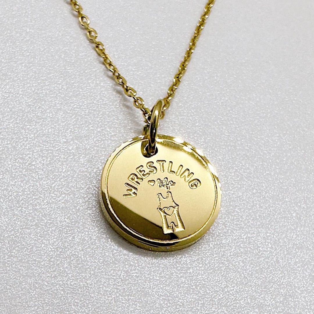Girls Wrestling Necklace - Hypoallergenic and Tarnish-resistant - Etsy