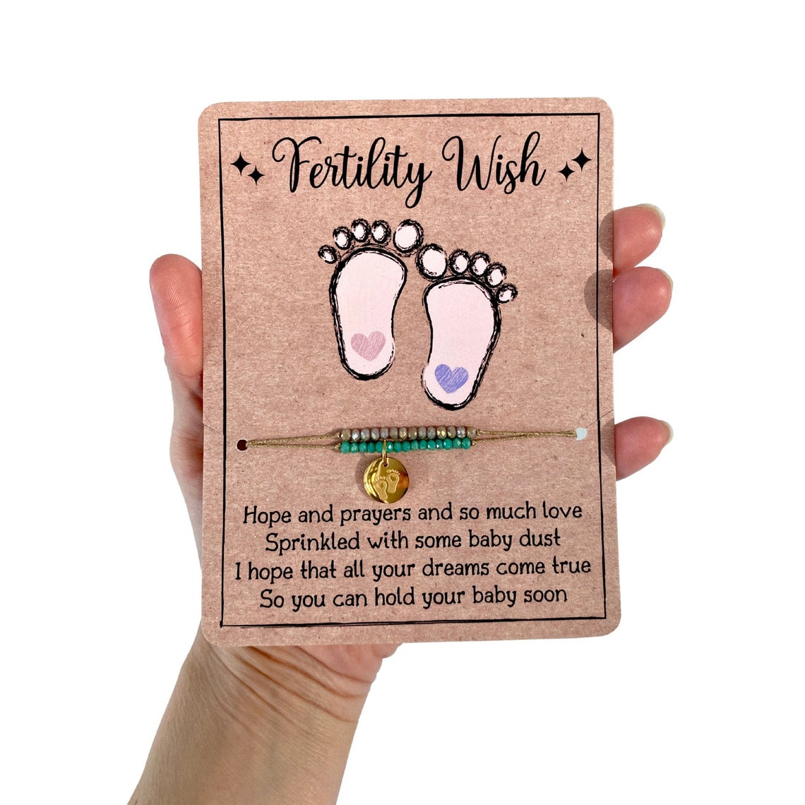 Fertility Wish Bracelet / Fertility Struggles Gift / IVF Gift | Etsy