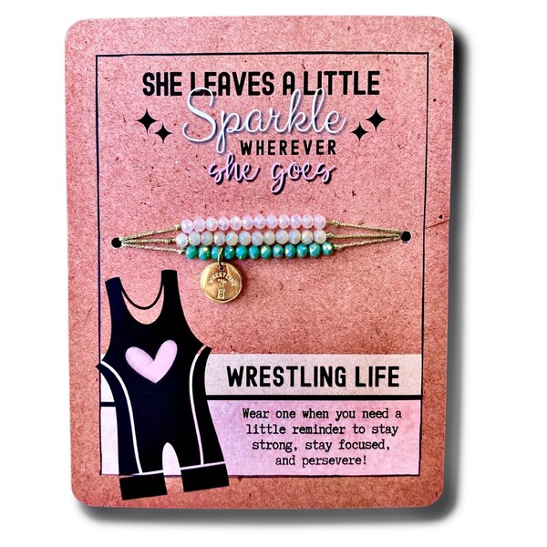 Wrestling Girls Bracelet - Etsy