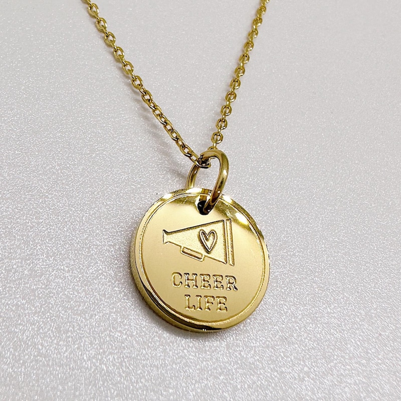 Cheerleader Necklace - Etsy