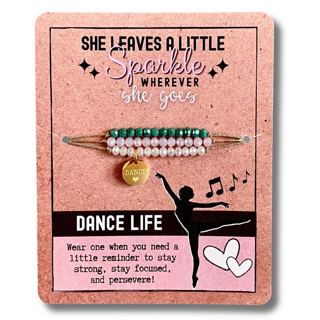 Dance Bracelet / Gift for Dancer / Dance Team Gifts / Dance Jewelry ...