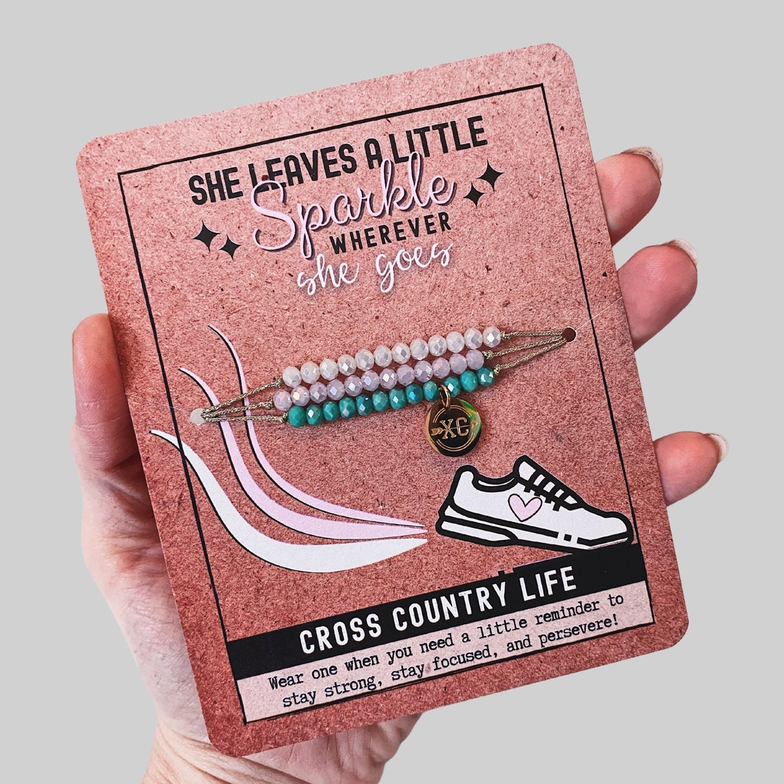Cross Country Bracelet / Cross Country Gift for Girl / XC | Etsy