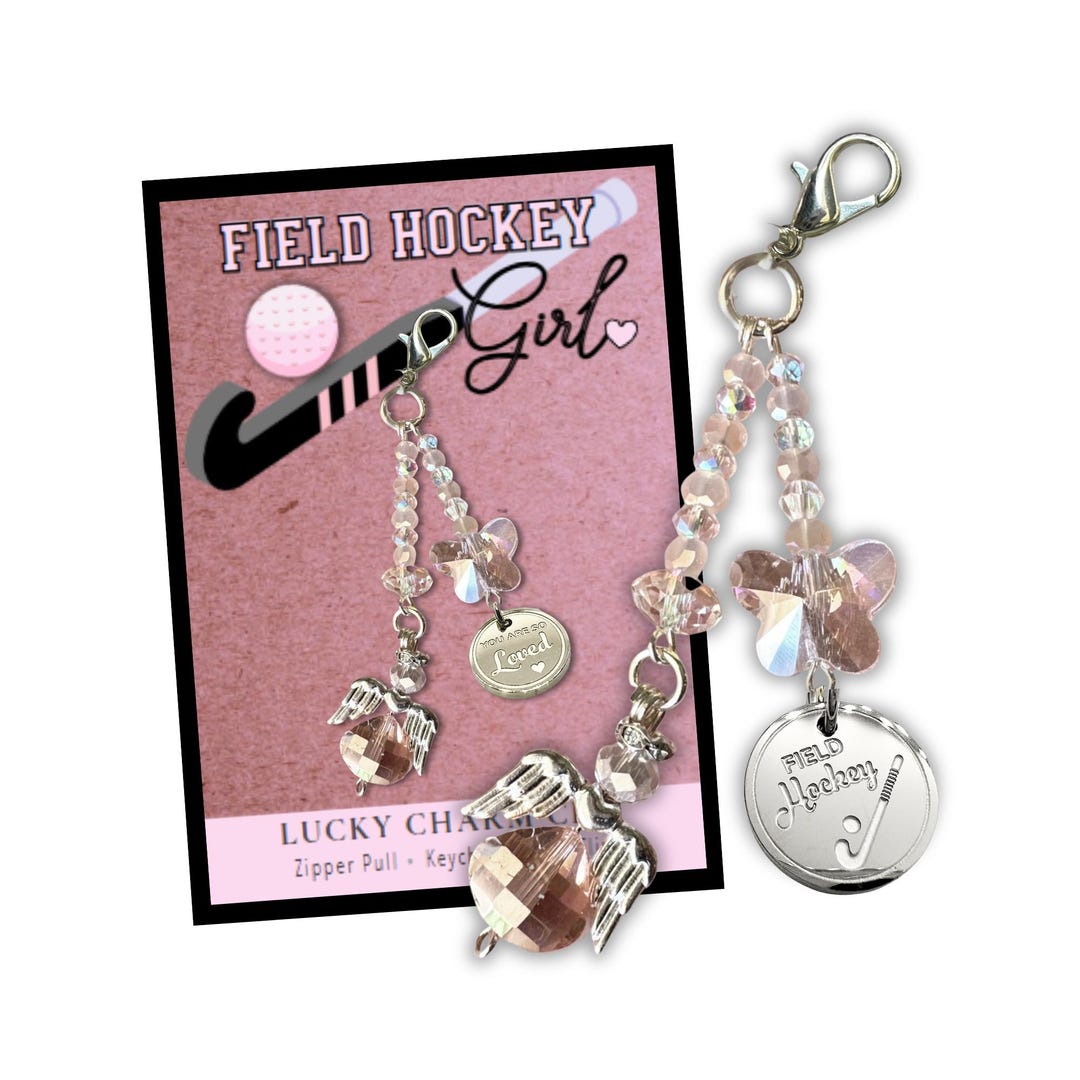 Field Hockey Player Gift - Field Hockey Keychain Bag Clip - Made in the ...
