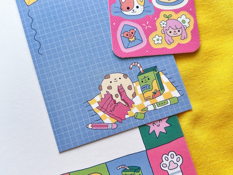 Comfy Letter Writing Set Cozy Cute Kawaii Stationery Kit Pen Pal ...