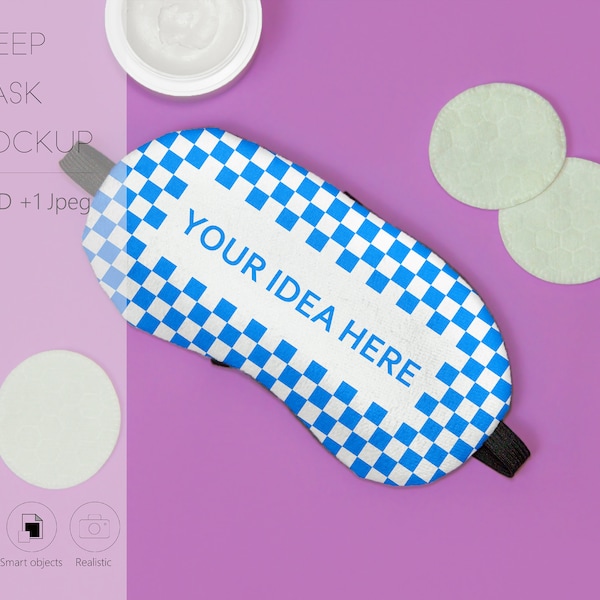 Sublimation Sleep Eye Mask Template - Etsy