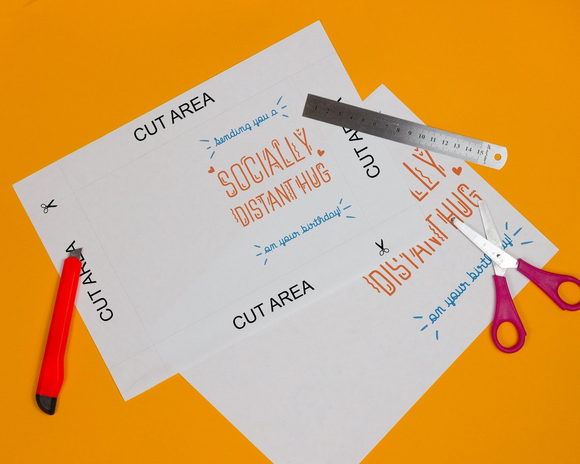 Sending You A Socially Distant Hug on Your Birthday Greeting Card ...