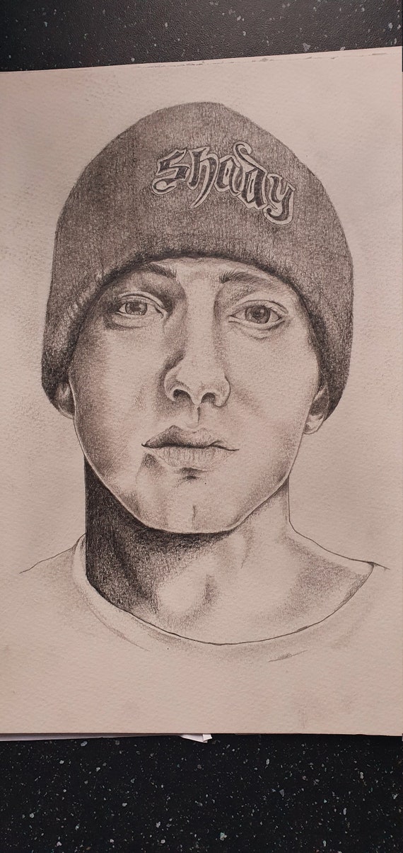 Hand Drawn Eminem Picture | Etsy