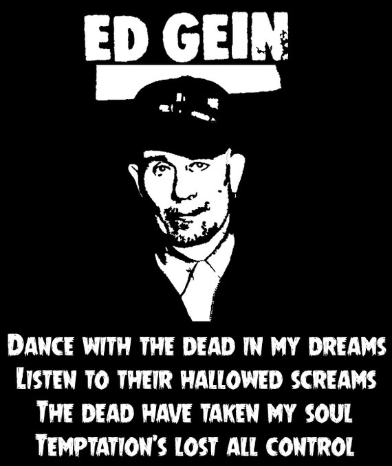 Ed Gein Serial Killer T Shirt Slayer Dead Skin Mask Womens - Etsy