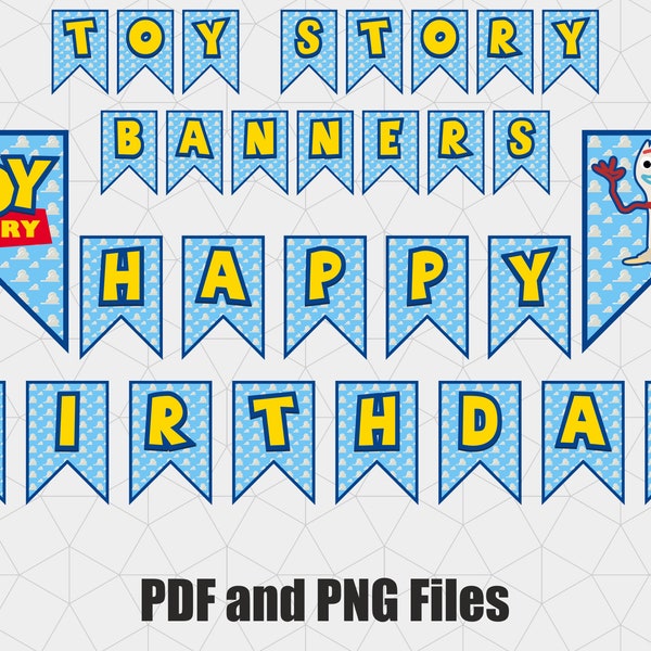 Toy Story Banner - Etsy