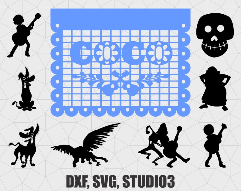 Coco Alphabet Coco Svg Disney Svg Coco Movie Dia De - Etsy