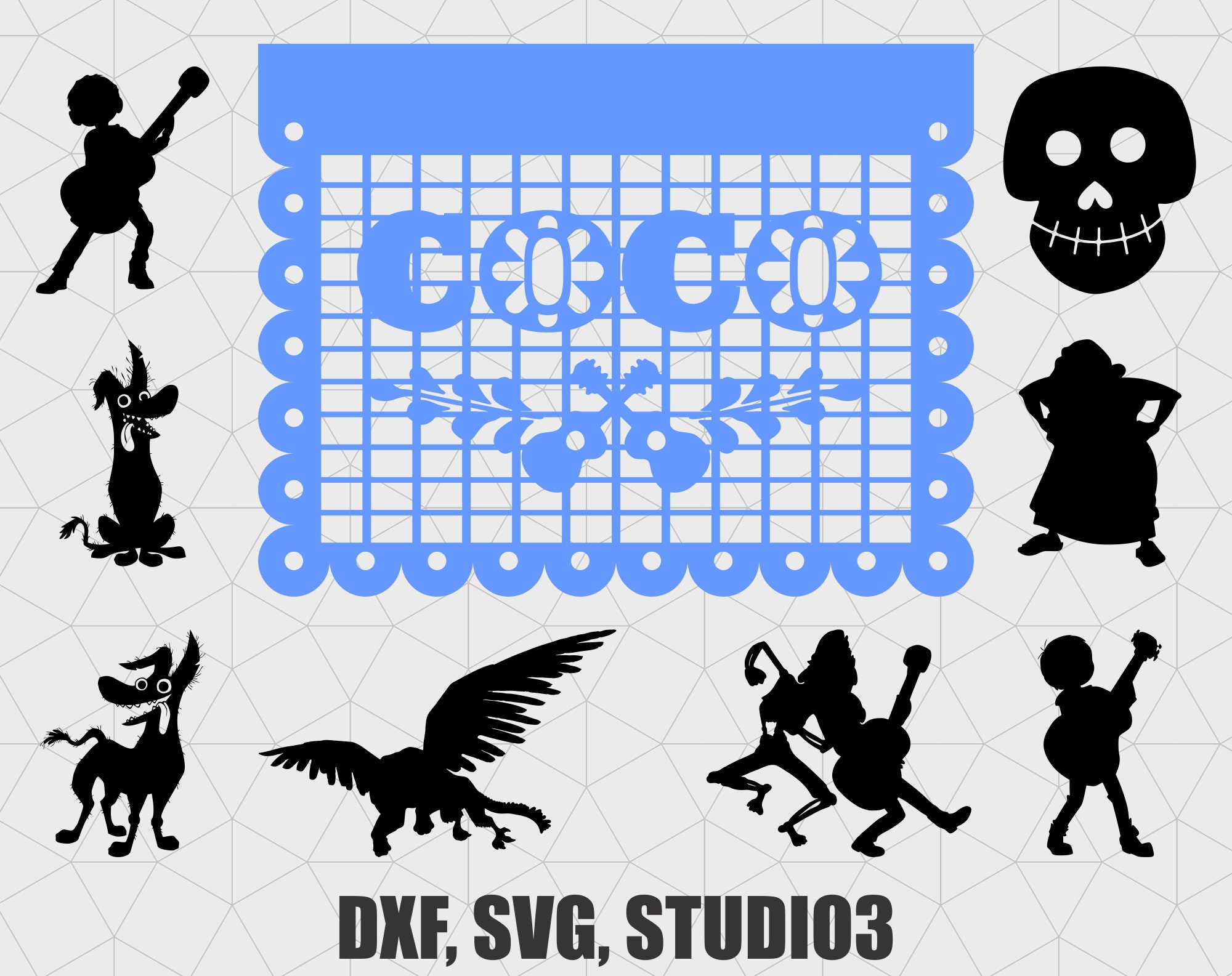 Coco Alphabet Coco Svg Disney Svg Coco Movie Dia De - Etsy