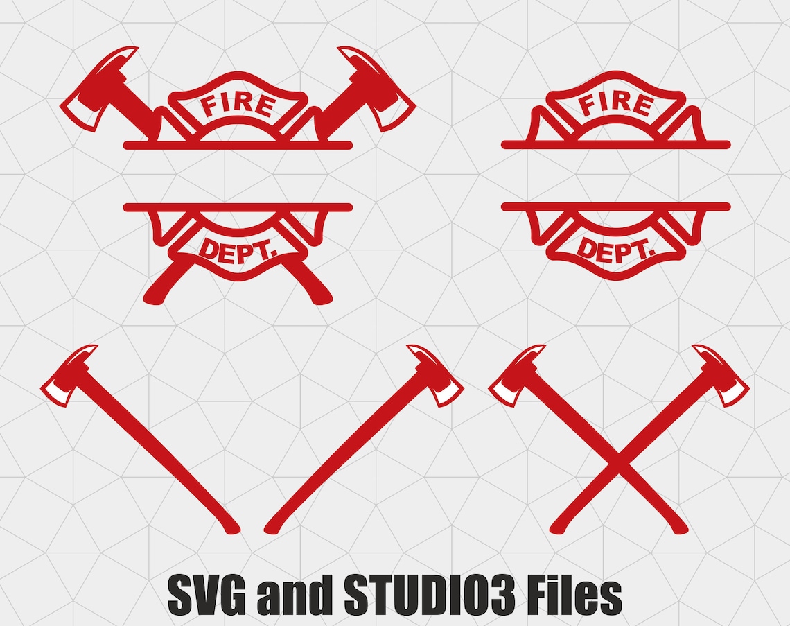 Firefighters and Fire Firemen's Shield Fire Department - Etsy