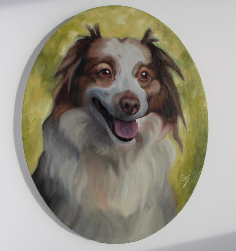 Custom Pet Oil Painting Portrait Commission, Hand-painted Gift, Pet ...