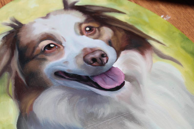 Custom Pet Oil Painting Portrait Commission, Hand-painted Gift, Pet ...