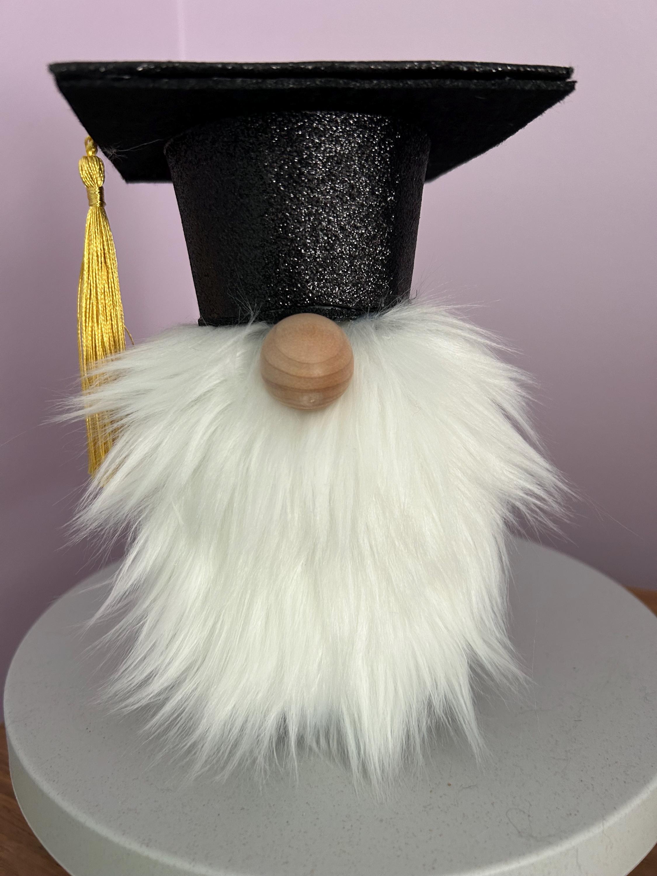 Graduation Gnome, Black Graduation Hat, Congratulations Gnome, - Etsy