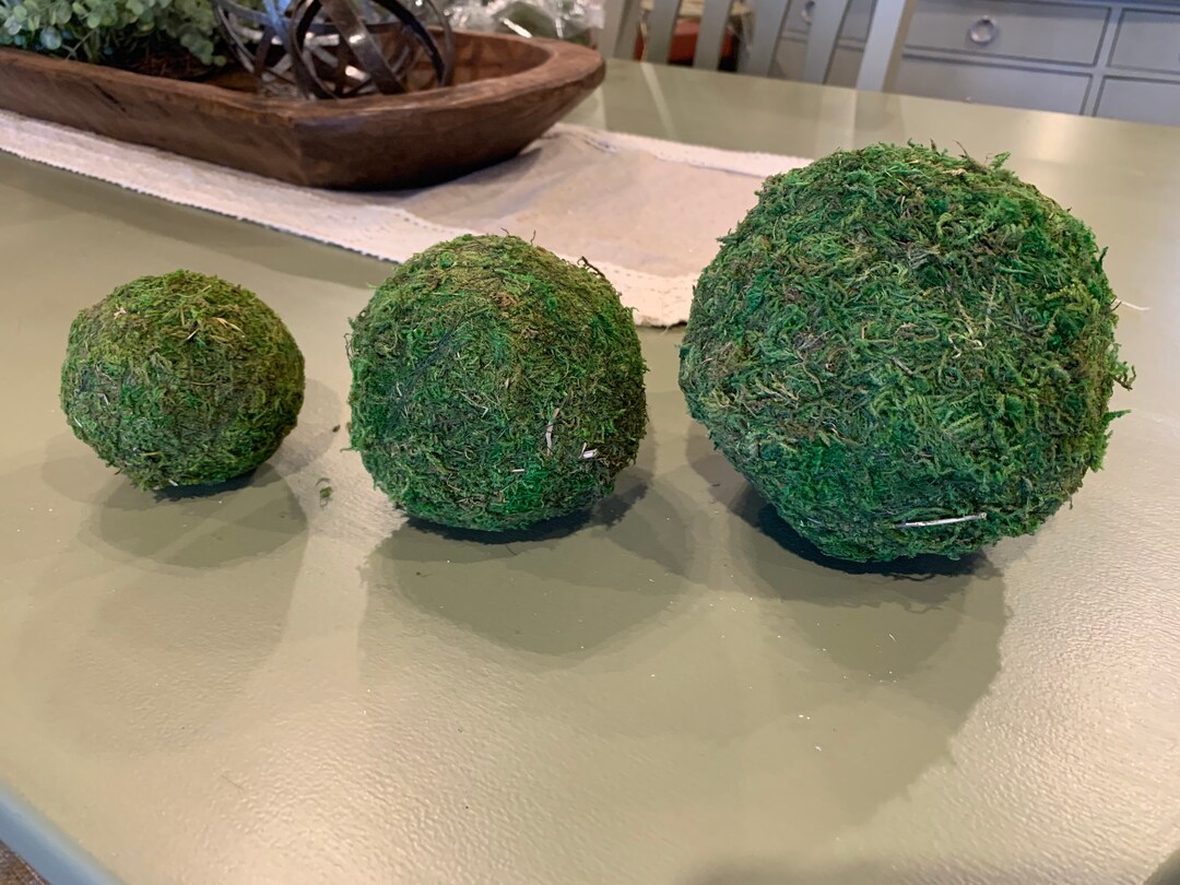 MOSS BALLS- 3” 4” 5” - Best Quality / Best Prices! - Farmhouse Decor ...