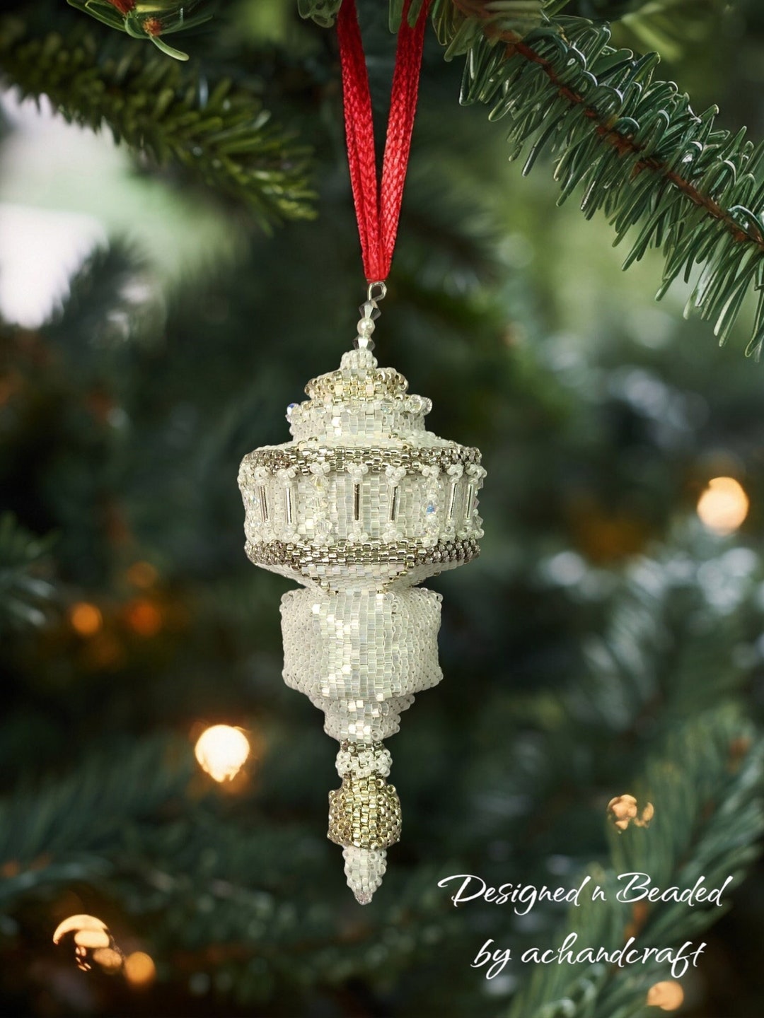 Icicle ~ an Icing Christmas Decoration Ornament PDF Tutorial - Etsy