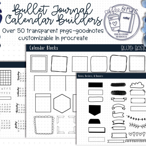 Weekly Bullet Journal Building Blocks Digital Planner - Etsy