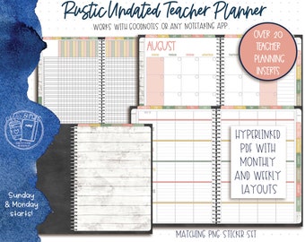 Bloom Digital Planner With Hyperlinks, Tablet Digital Planner, Digital ...