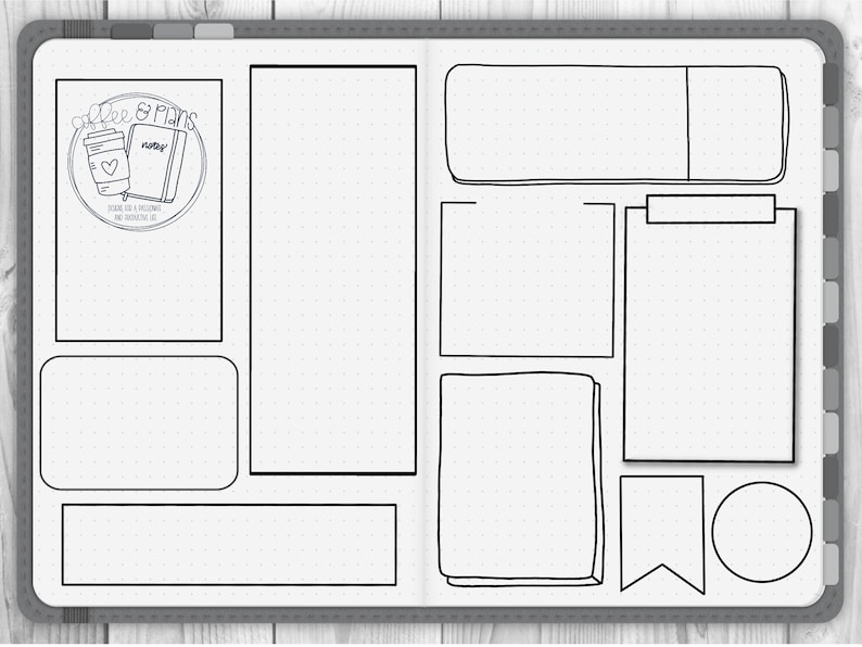 Weekly Bullet Journal Building Blocks Digital Planner - Etsy