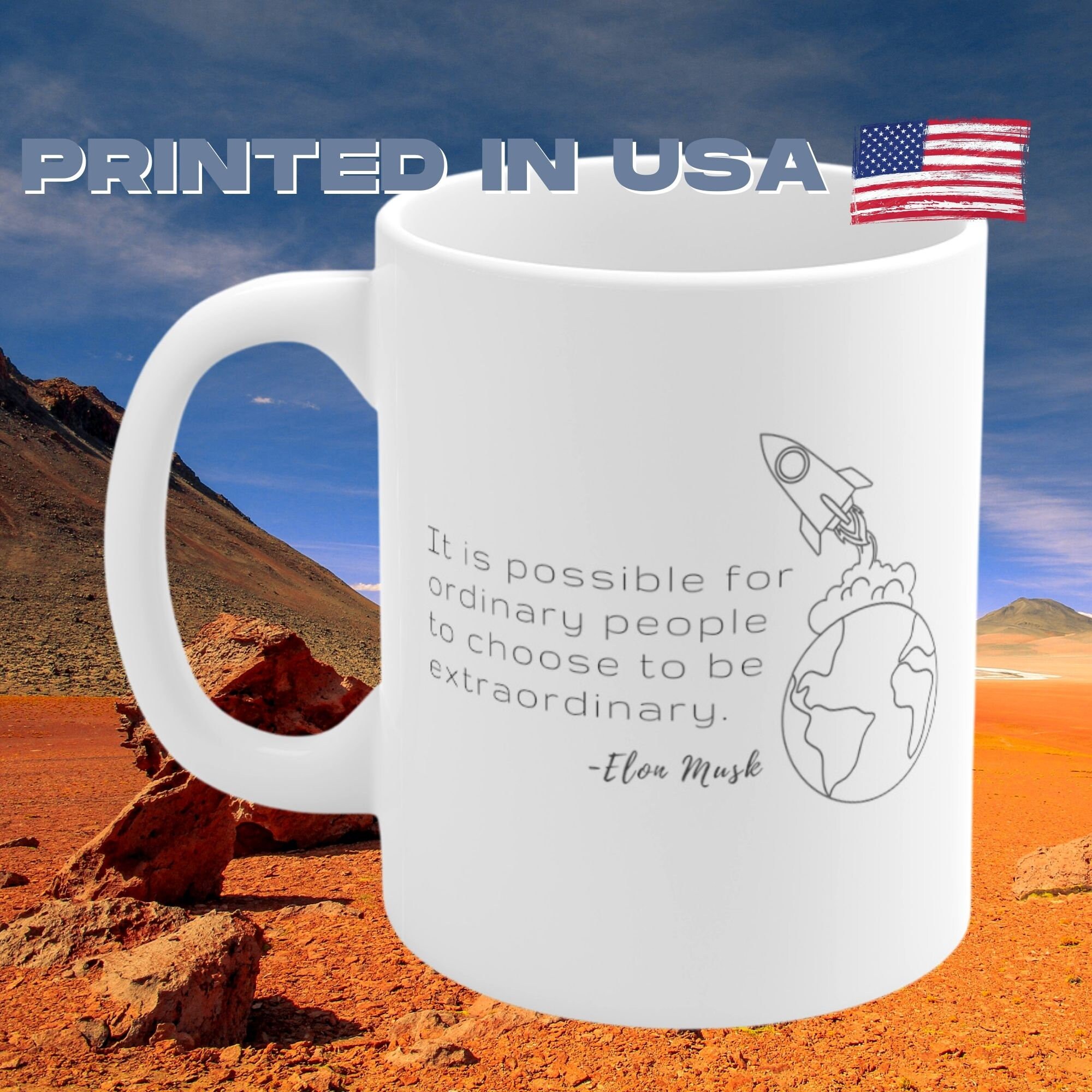 Elon Musk Quotes Elon Musk Mug Inspirational Mug It is - Etsy