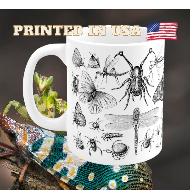 Insect Mug Bug Mug Best-selling Bug Lover Coffee Mug - Etsy