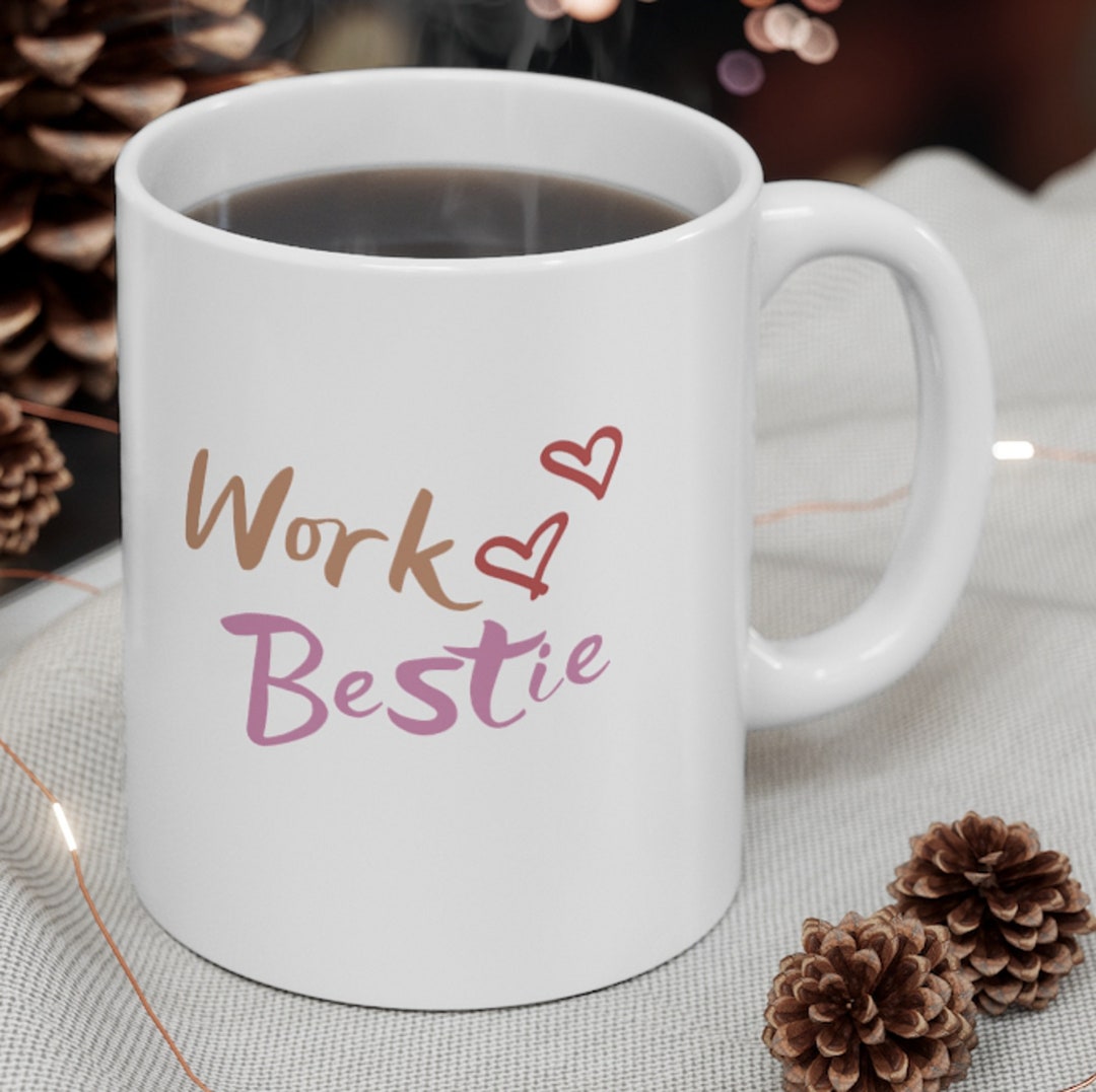 Work Bestie Mug, Work Bestie Gift, Work Besties, Colleague Gift, Gift ...