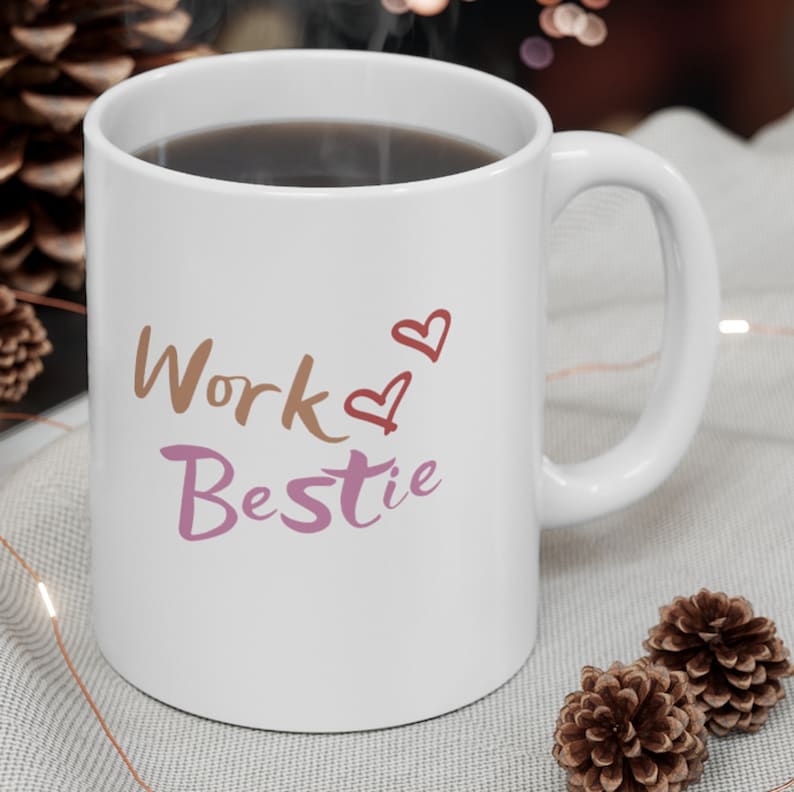 Work Bestie Mug Work Bestie Gift Work Besties Colleague - Etsy