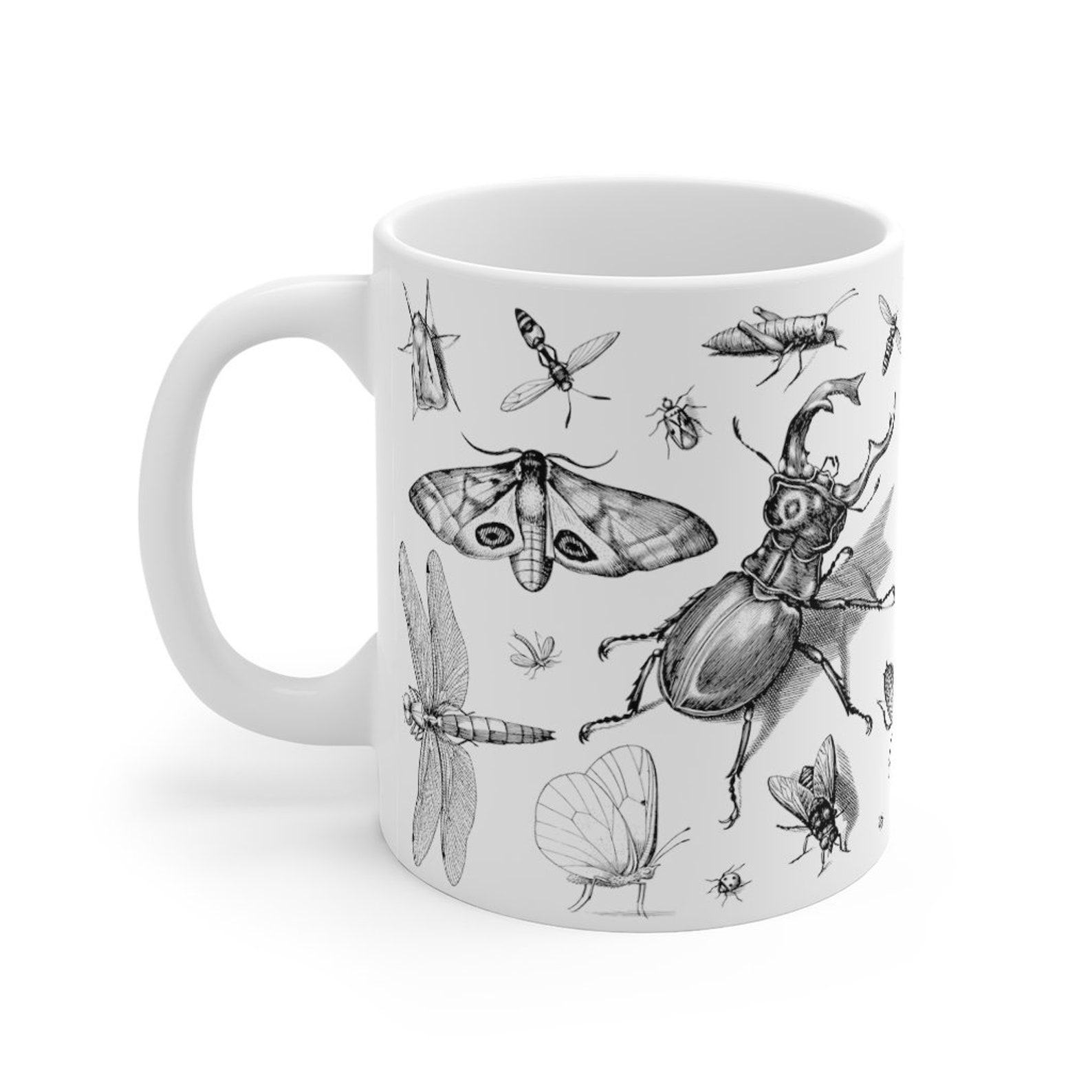 Insect Mug Bug Mug Cool Coffee and Insects Mug - Etsy