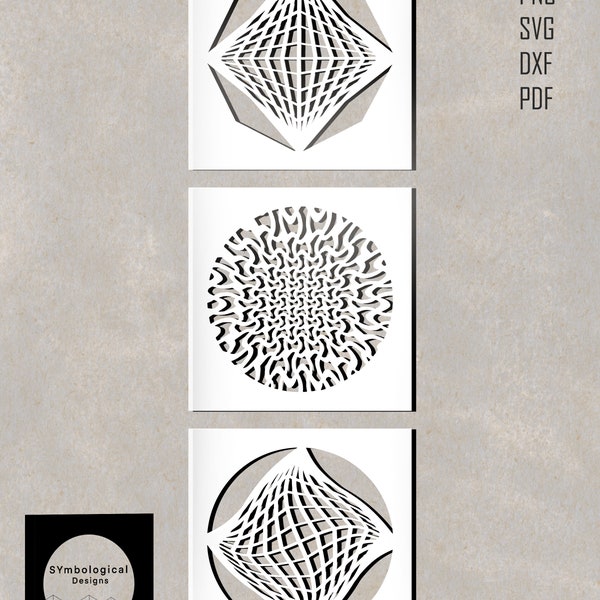 Warped Wall Svg - Etsy