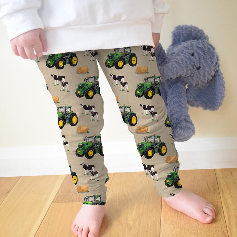 John Deere & Cows - Sand- Leggings - Etsy UK