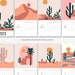 2023 Mid Century Modern Desert Landscape Wall Calendar Day Night Desert ...